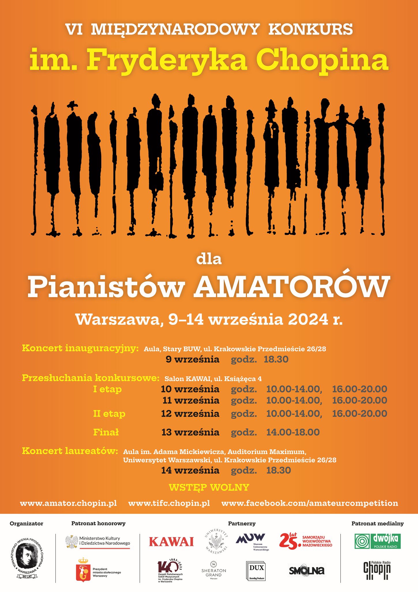 Konkurs dla pianistów | Uniwersytet Warszawski