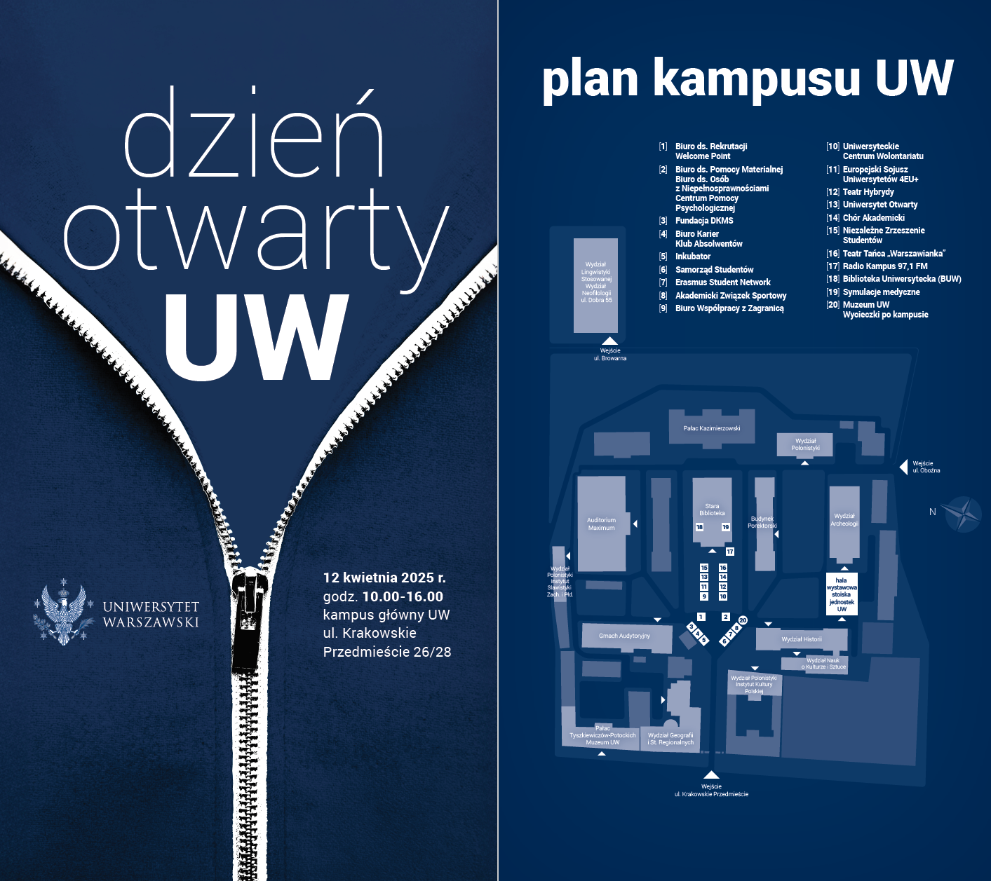 Dzień Otwarty UW 2025 | Uniwersytet Warszawski